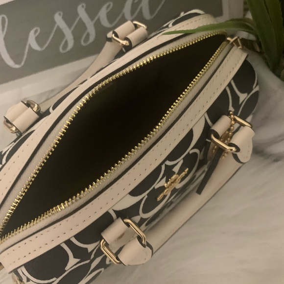 Coach | Bags | Coach Mini Rowan Crossbody In Signature Canvas | Poshmark